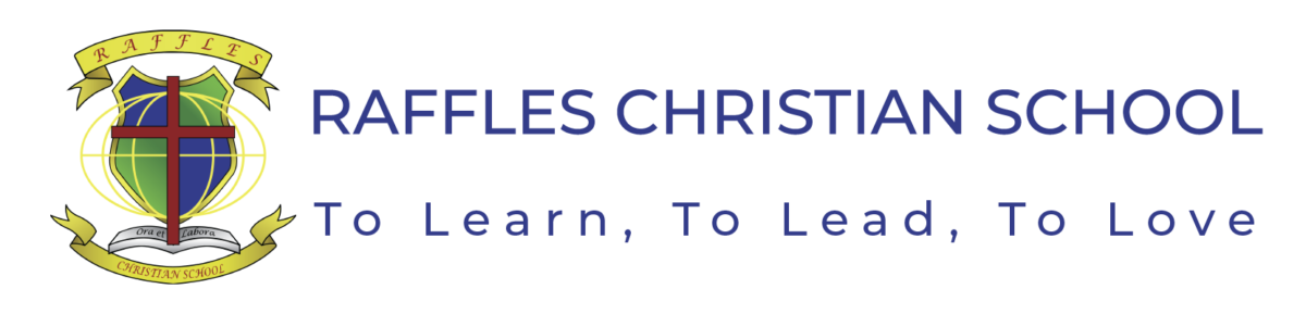 School Logo Long form – Raffles Christian School – Kelapa Gading